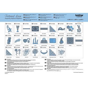 Brother CATTLP10 Tattered Lace Collection 10 for Scan N Cut Canvas ...