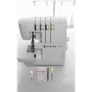 Singer S0100 Overlock Serger with LED Lights for Threading Needles and ...