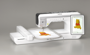 Brother Demo Luminaire XP3 Sewing Embroidery Edge TO Edge Quilting ...