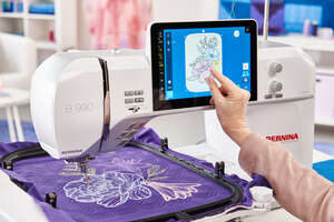 Bernina B990 Sewing Embroidery Machine +Giant Hoop +Launch Bundle - New ...
