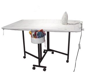 Sullivans 12570 Cutting Table 30x60" Plus 12575 Sewing Cabinet 19x48 ...