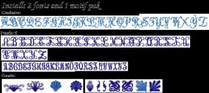 Monogram Wizard Alpha Pak 009 Fonts CD for Needleheads Monogram Wizard ...